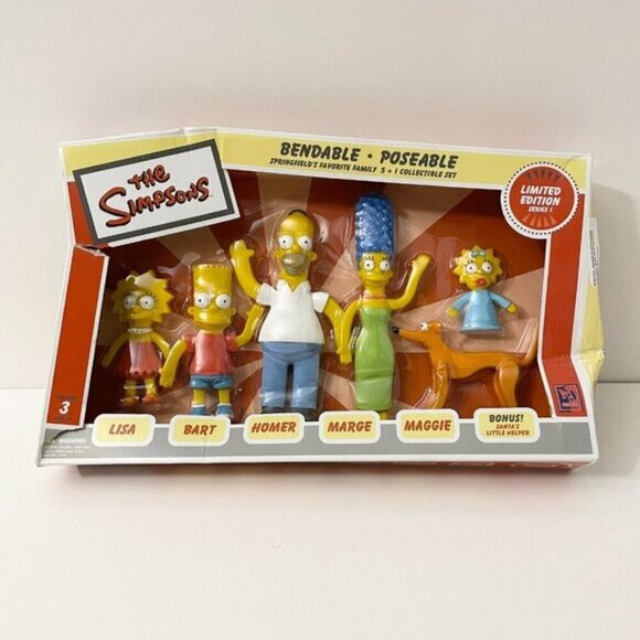 Toys | 202 The Simpsons Limited Edition Series 1 Bendable Poseable ...